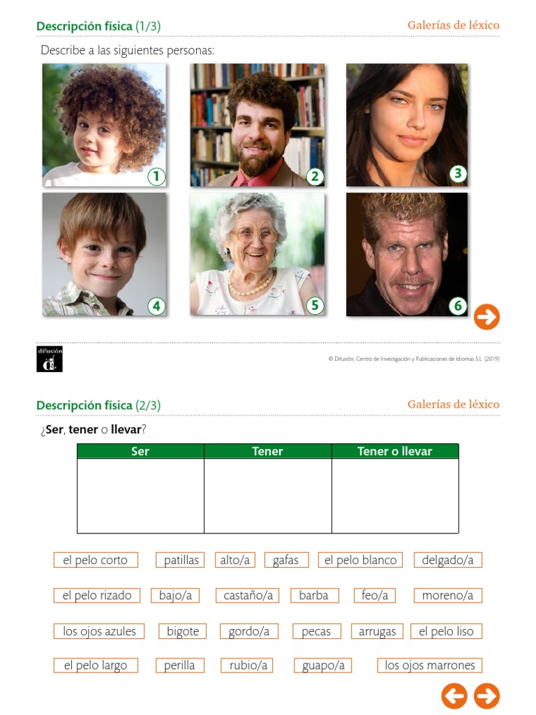 12 Descripcion Fisica | PDF | Pelo | Cuerpo humano