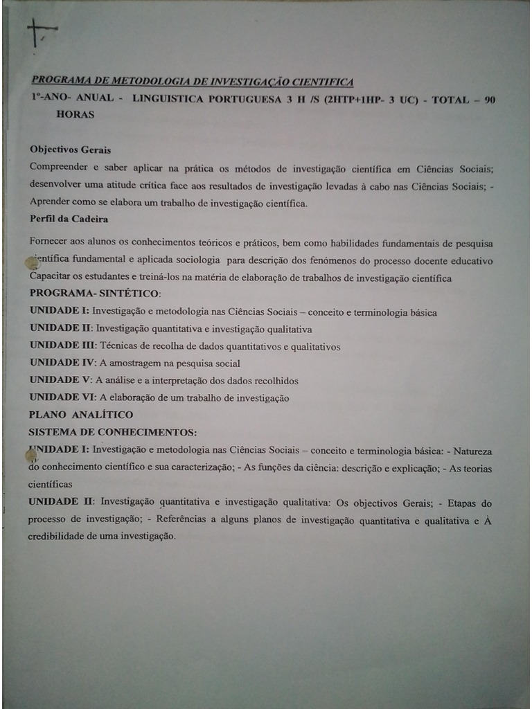 Programa de MIC | PDF