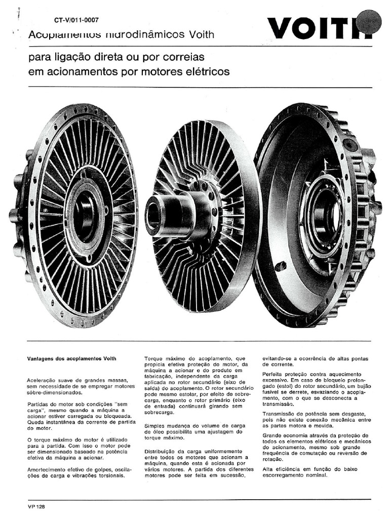 Acoplamento - Voith - Hidrodinamico Dimensional | PDF