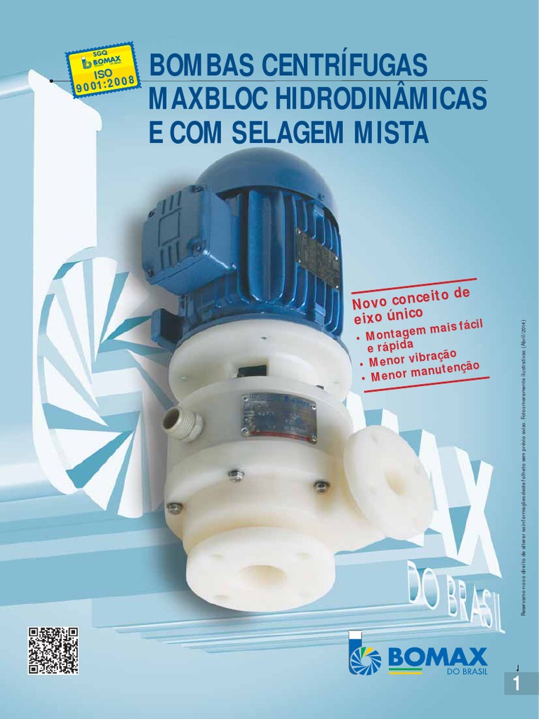 Bomba Bomax Maxbloc | PDF | Bomba | Engenharia Mecânica