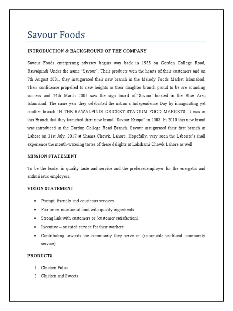 Savour Foods | PDF | Cooking, Food & Wine