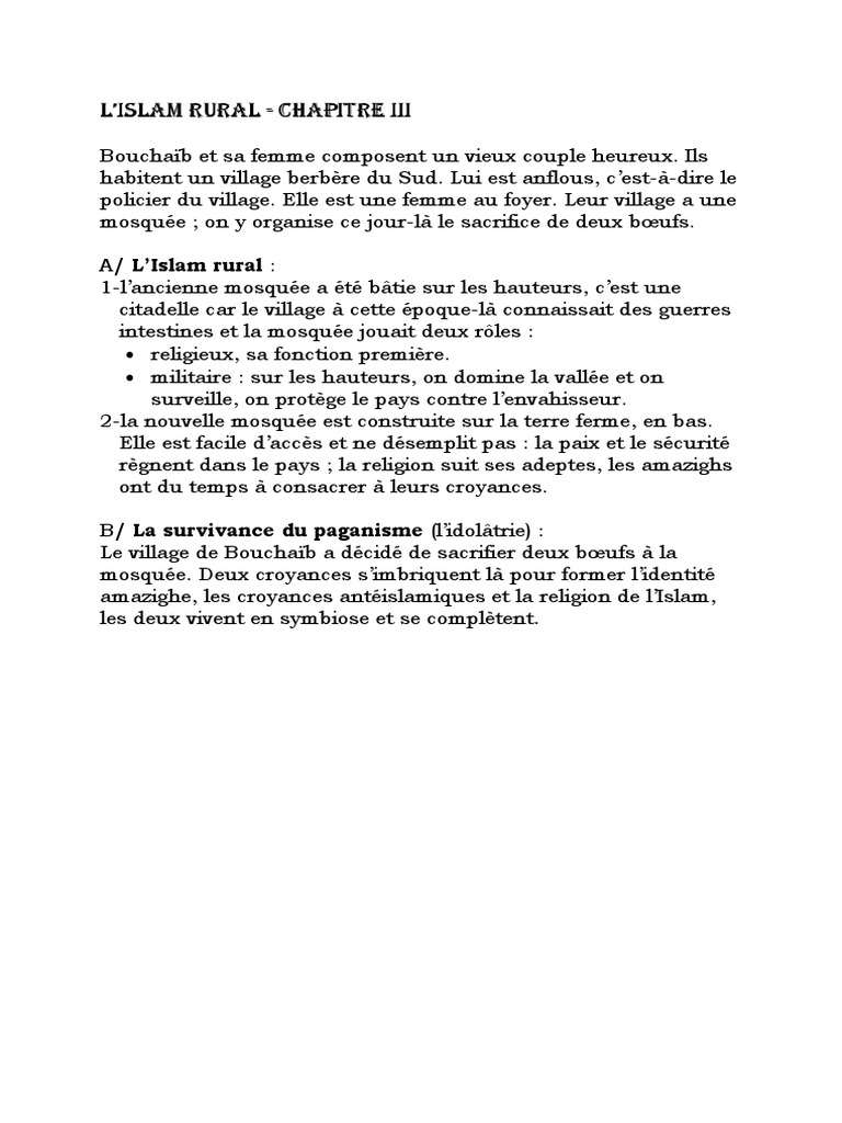 3 Chapitre III | PDF | Histoire | Religion et spiritualité
