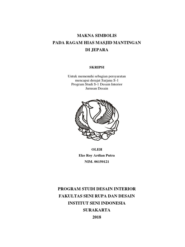 Relief Masjid Mantingan Jepara | PDF | Seni