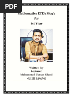 2nd Year Mathematics KPK Board Solution | PDF