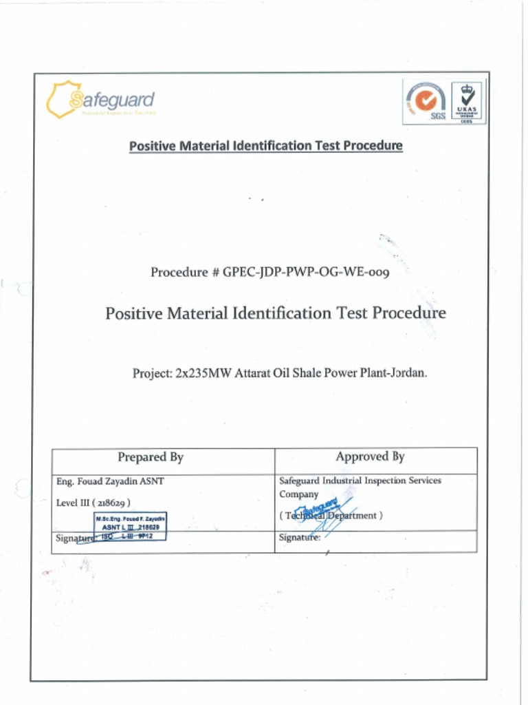 PMI Procedure | PDF