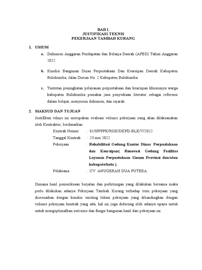 Justek CC0 - 01 Perpustakaan | PDF