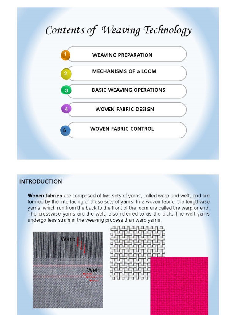Good | Download Free PDF | Loom | Weaving