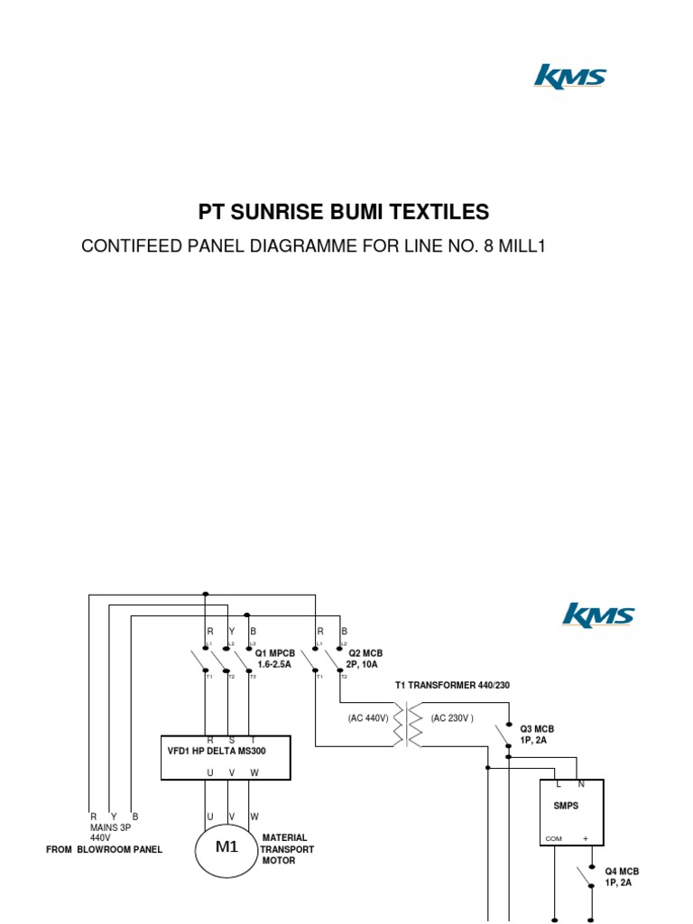 Contifeed Panel Wiring Diagram | PDF | Electrical Engineering | Electricity
