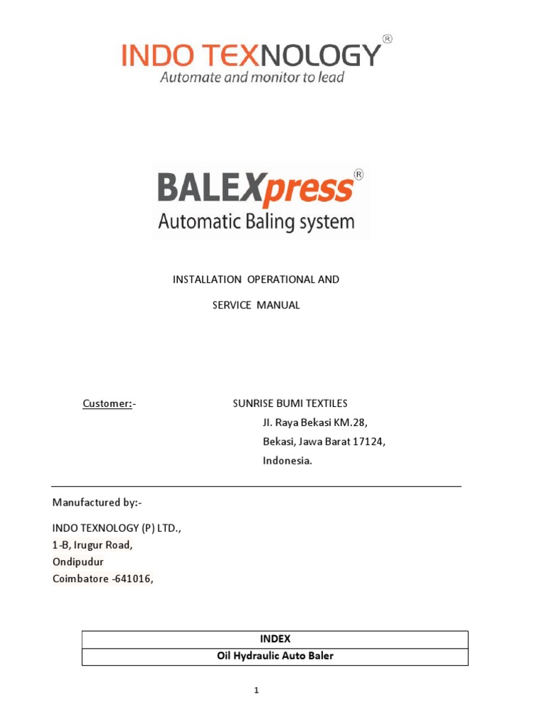 BALExpress Tech | PDF | Pump | Switch
