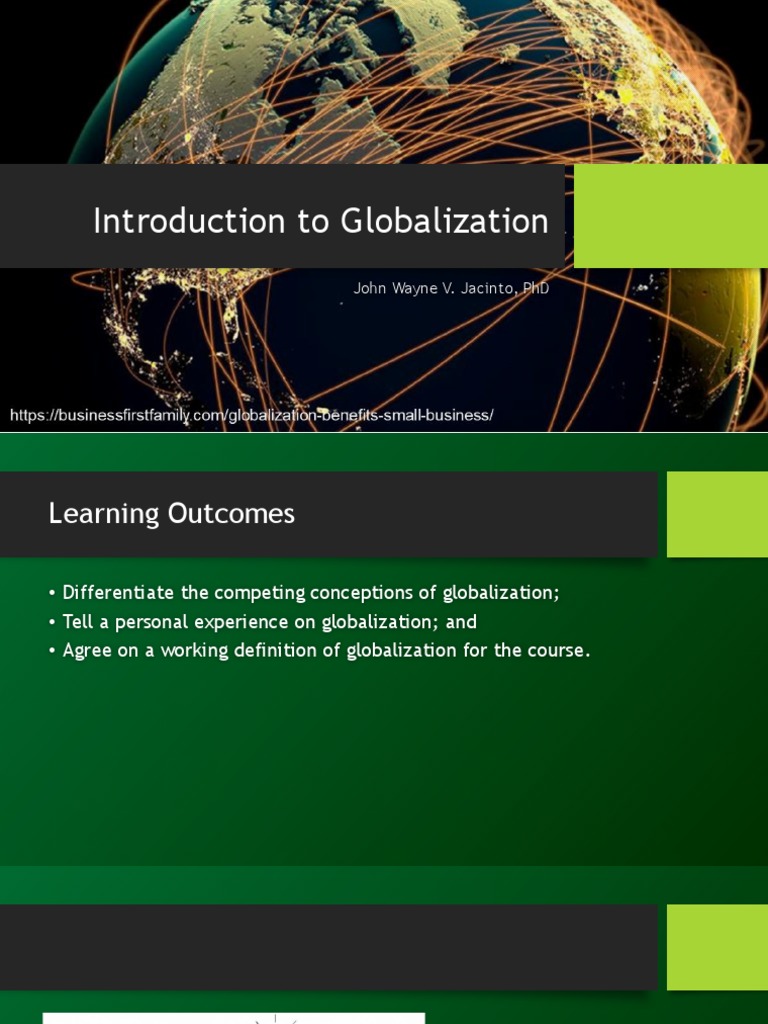 2 Introduction To Globalization | PDF | Globalization