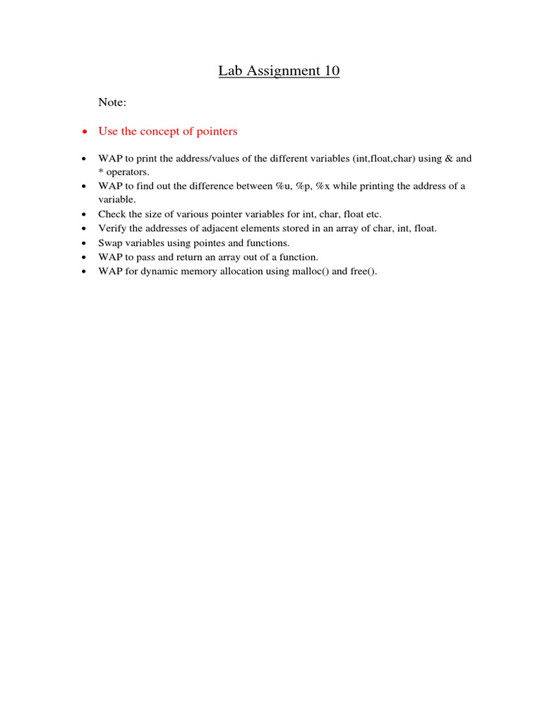 Lab Assignment 10 Pdf 