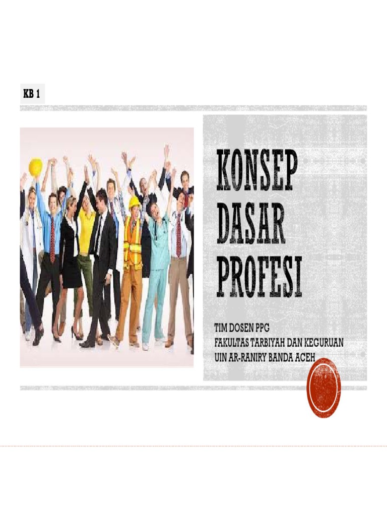 KB 1 Analisa Bahan Ajar Konsep Dasar Profesi Kependidikan | PDF