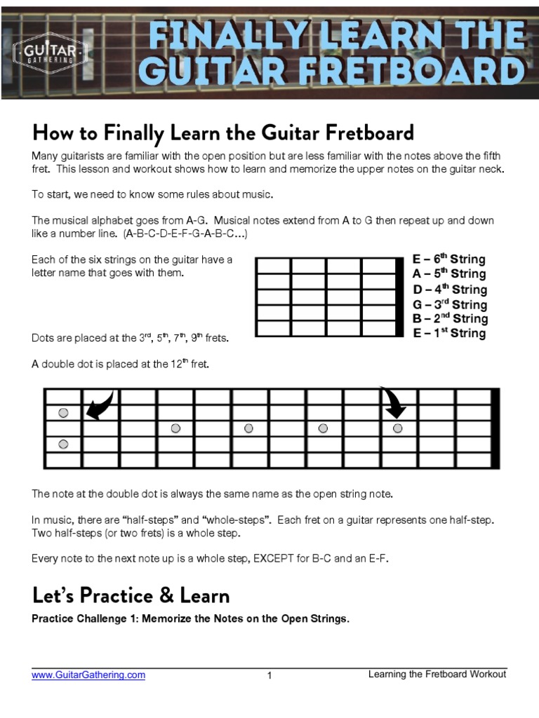 Mastering Guitar Fretboard Fluency | PDF | Guitars | Irish Musical ...