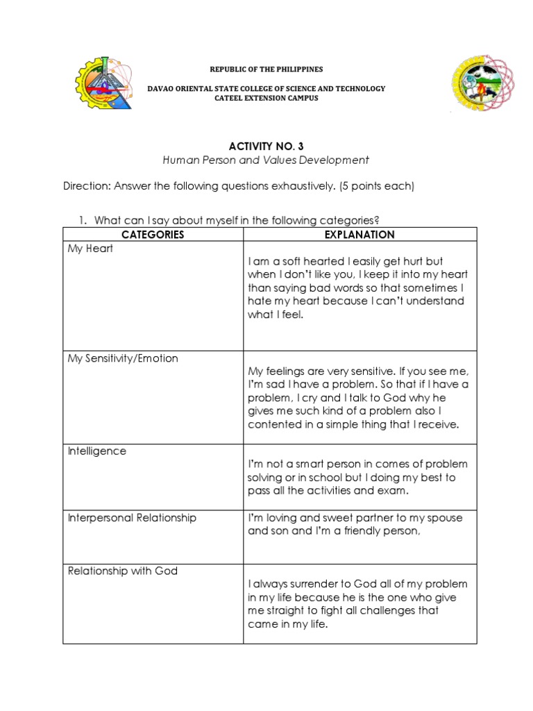 Alvarico, Cherry Mae - Activity 3,5,6,7,8,9,10,11 and 12 | PDF ...
