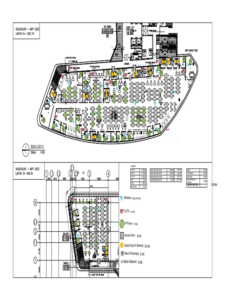 Layout Device IT Fit Out GOP | PDF | Information And Communications ...
