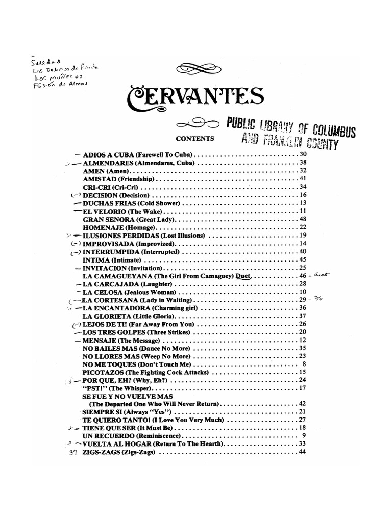 Ignacio Cervantes | PDF