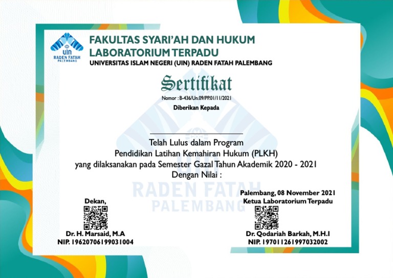 Lab Terpadu Mahasiswa PLKH | PDF