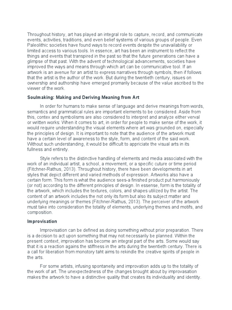 ARTA Finals | PDF | Modern Art | The Arts