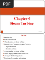 Impulse Reaction Blades Comparison | PDF | Turbine | Engines