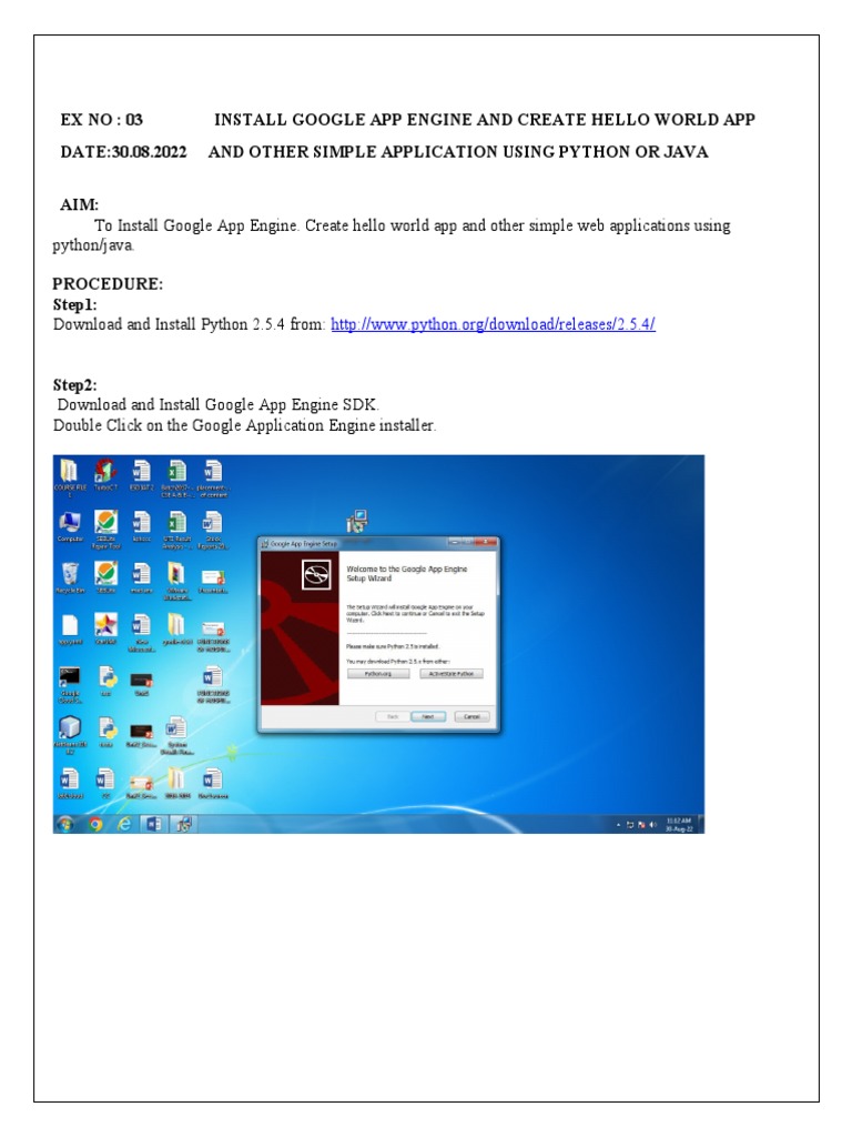 Cloud Computing Google App Engine | PDF