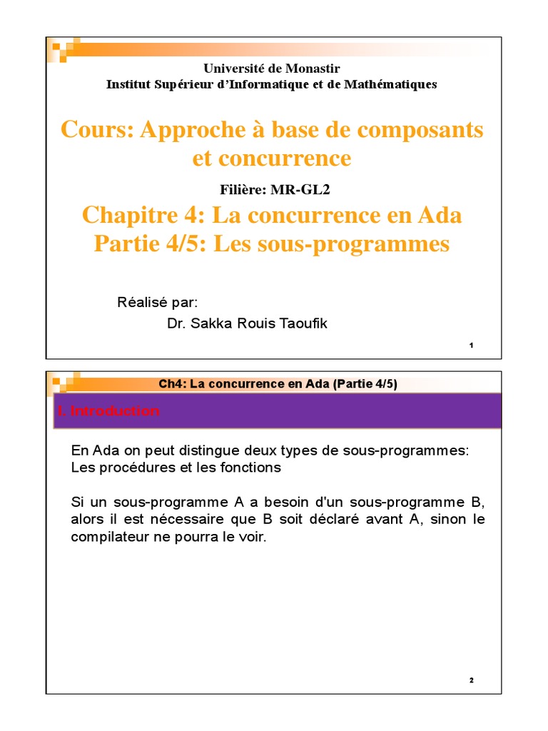 Ch4ProgAdaPartie4 2021 | PDF | Informatique | Programmation informatique