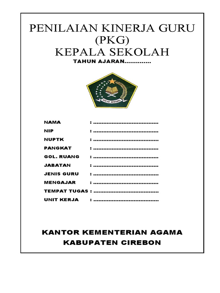 PKG Kepala Sekolah | PDF
