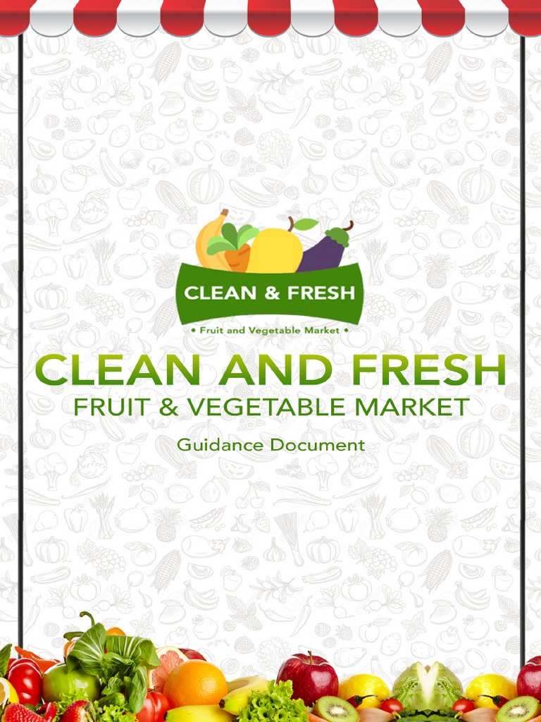 Guidance Document Clean Fresh Fruit Vegetable 11-05-2020 | PDF