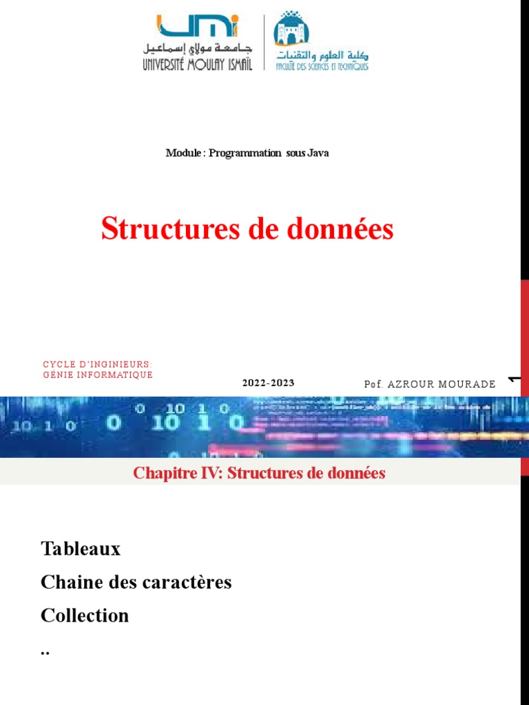 Structures de données en Java : Tableaux et Collections | PDF | Java (Langage de programmation ...