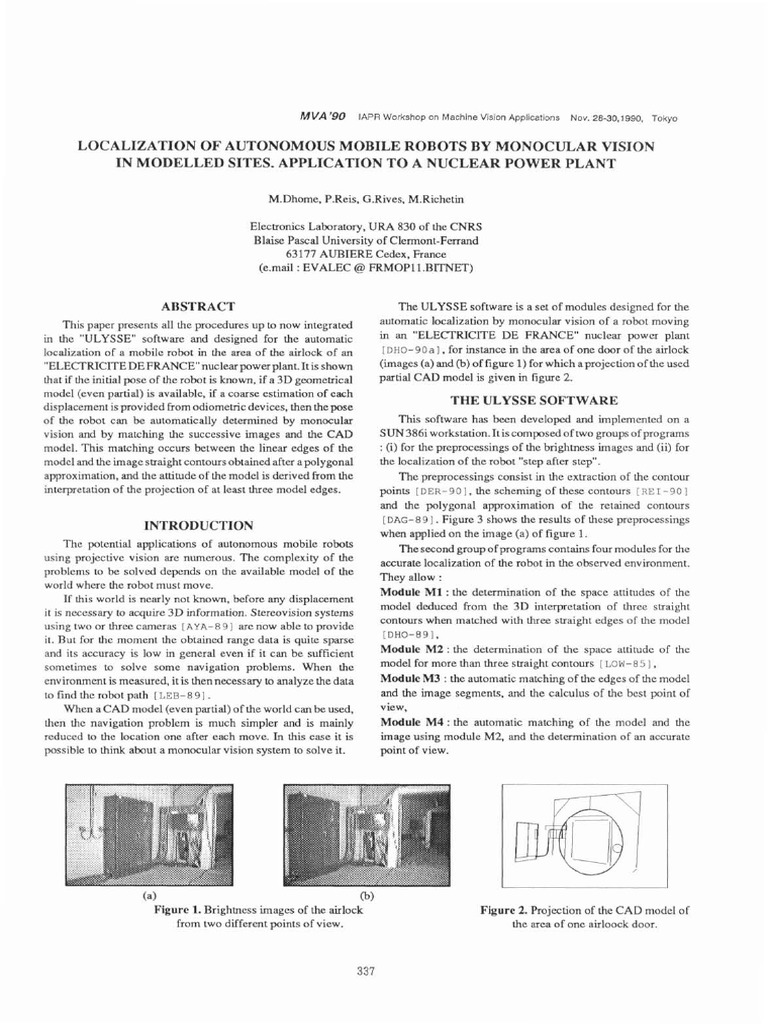 Localization of Autonomous Mobile Robots | PDF