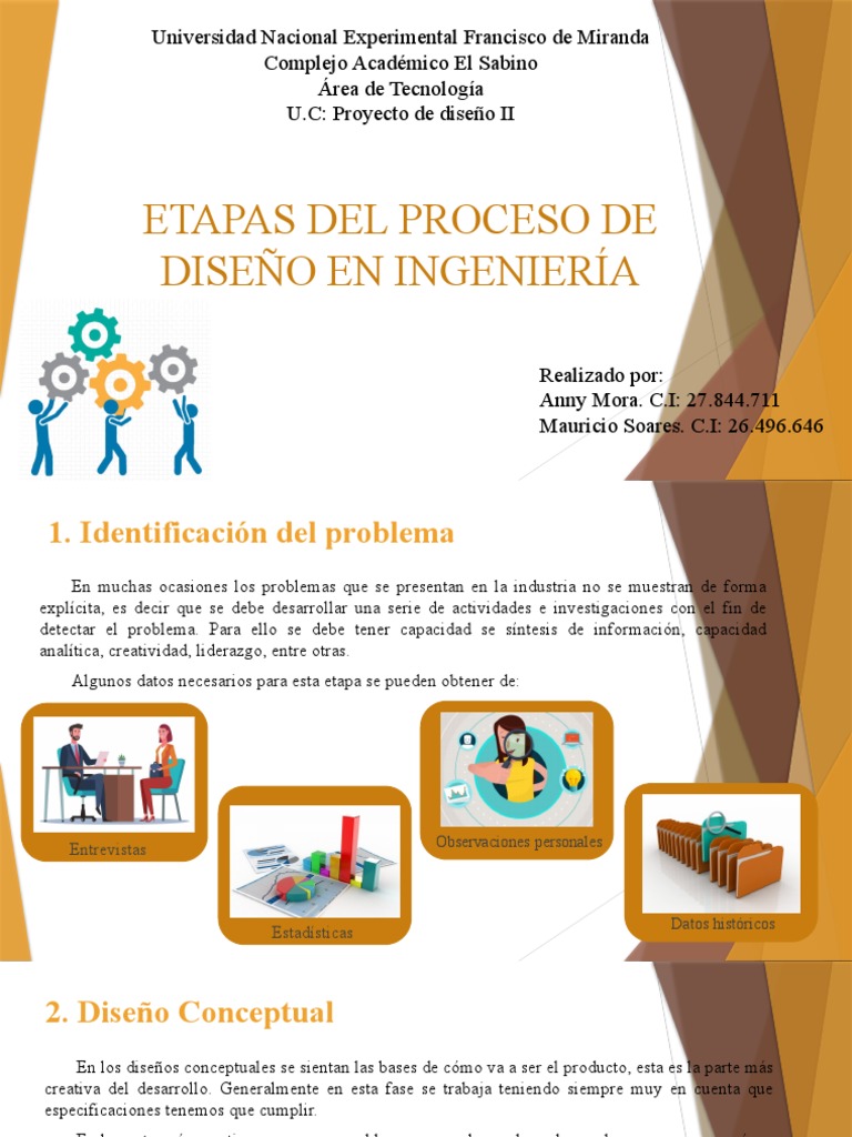 Etapas Del Diseño en Ingenieria | PDF | Diseño | Ingeniería