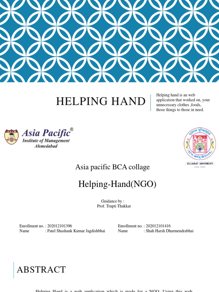 Helping Hand | PDF | Web Design | Information Technology Management