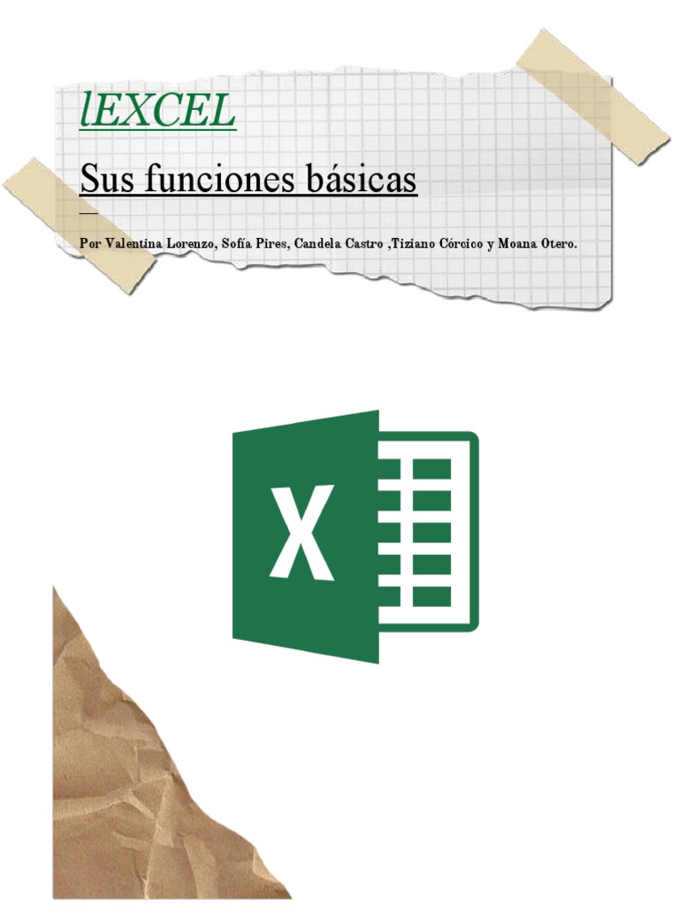 Tutorial Excel | PDF | Microsoft Excel | Hoja de cálculo