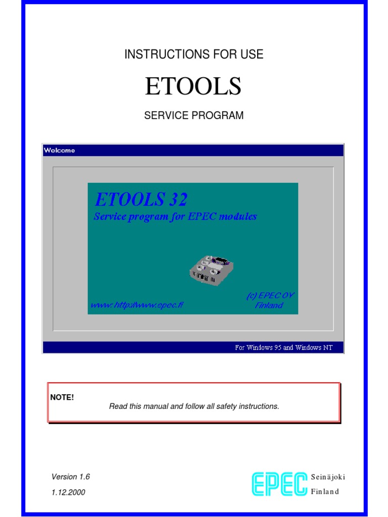 Etools Instruction | PDF | Installation (Computer Programs) | Programming