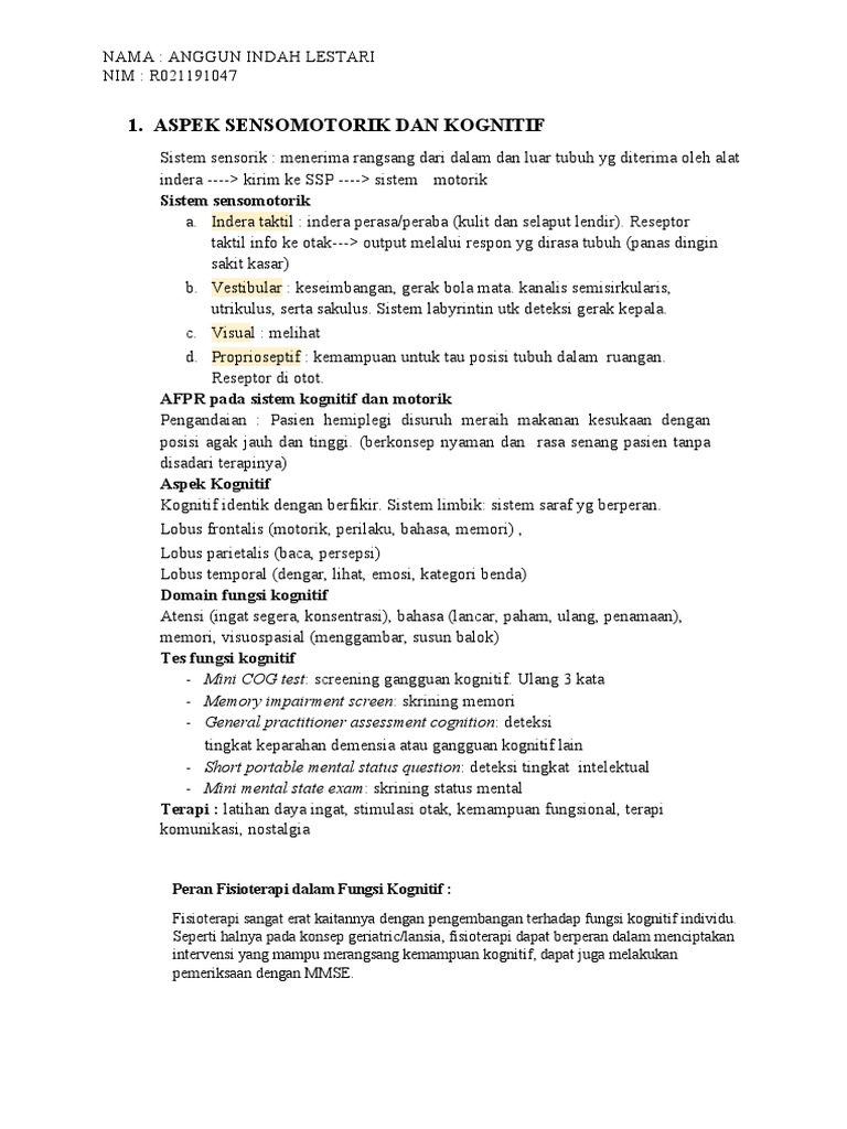 Resume Mata Kuliah | PDF