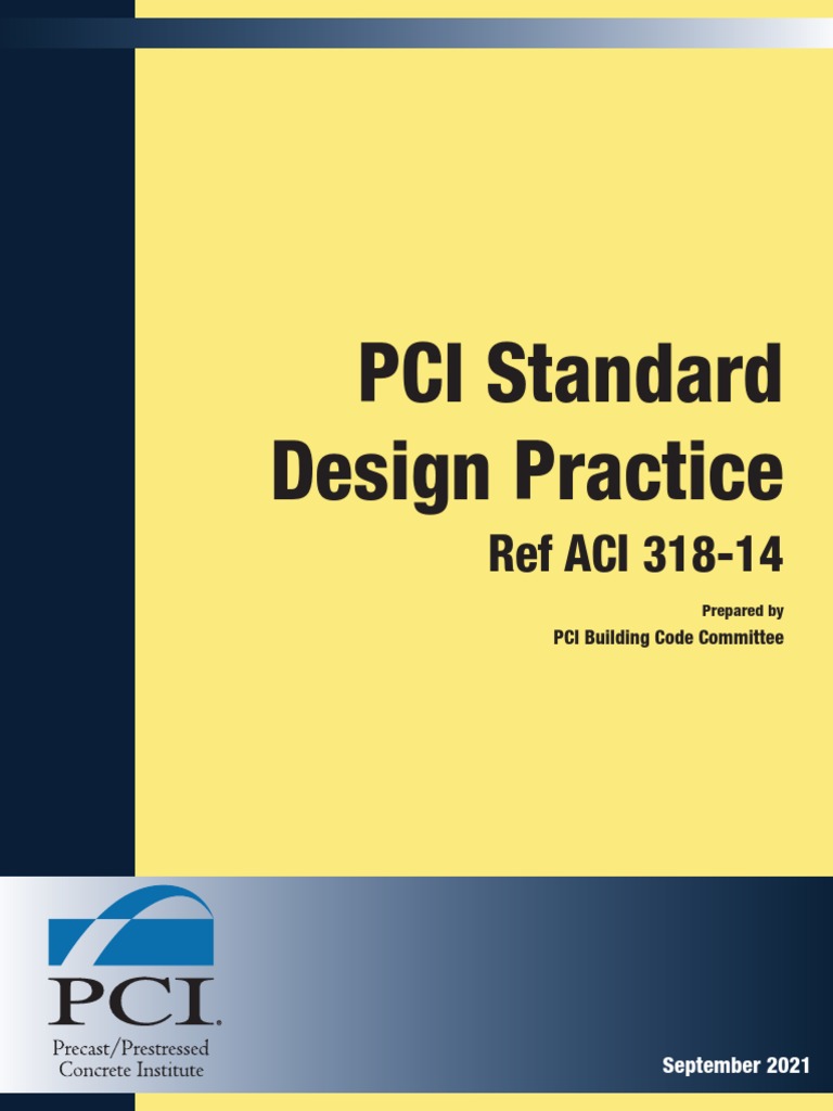 PCI Standard Design Practice Manual - 2014 | PDF | Prestressed Concrete ... PCI Standard Design Practice Manual - 2014 | PDF | Prestressed Concrete ...