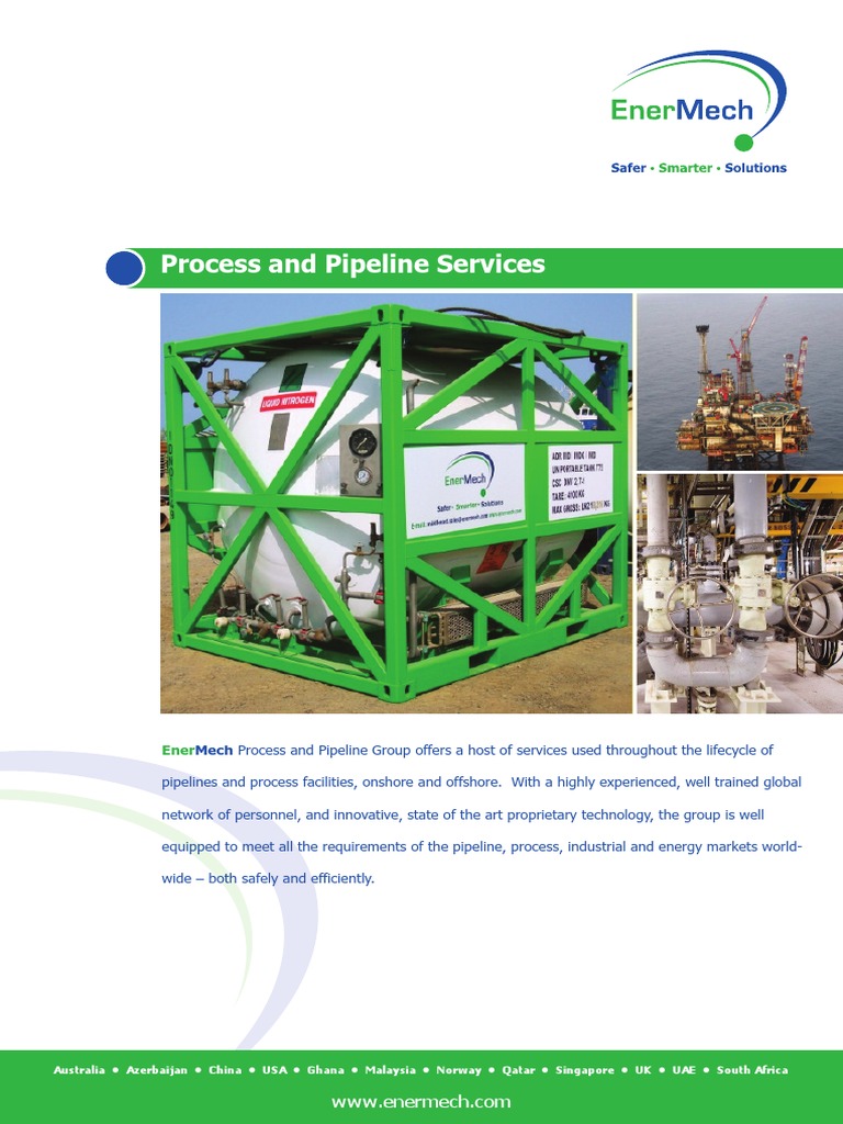 EnerMech Process & Pipeline | PDF | Pipeline Transport | Subsea ...