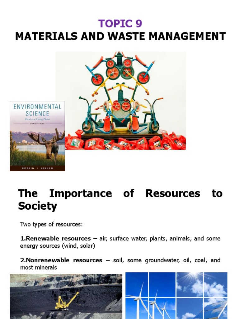 Topic 9 Material Waste Management | PDF | Waste | Waste Management