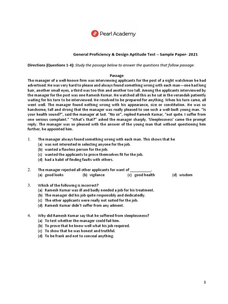 GPT Dat Sample Paper | PDF