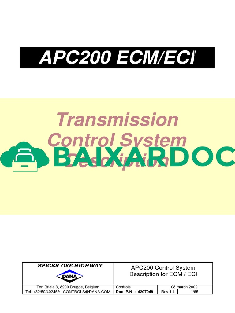 Apc 200 Servicemanual | PDF | Calibration | Electrical Connector