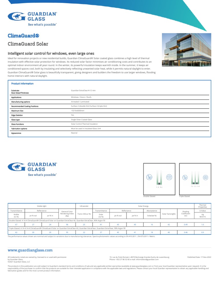 ClimaGuard Solar | PDF | Manufactured Goods | Dielectric