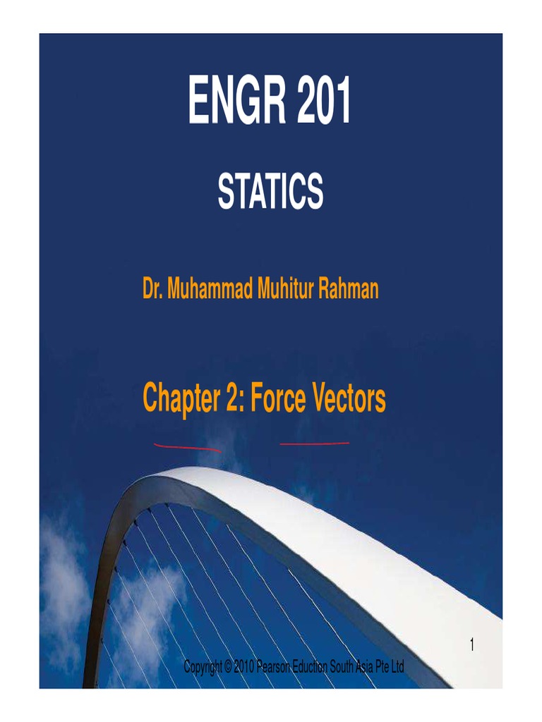 Ch-2 Force Vectors-MMR-SV | PDF | Euclidean Vector | Cartesian ...