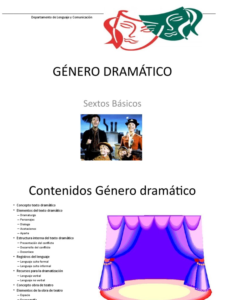 Genero Dramatico | PDF | Teatro | Diálogo