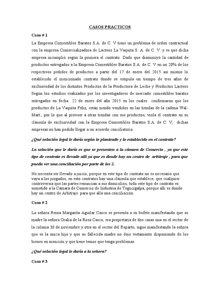 Casos Practico | PDF | Arbitraje