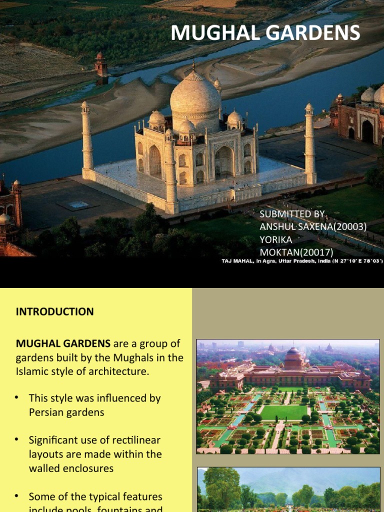 The Splendor of Mughal Gardens: A Detailed Exploration of Famous Mughal Landscape Designs such ...