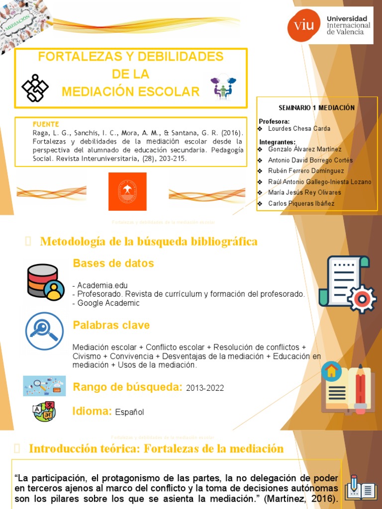 05M - SEMI - Fortalezas y Debilidades - Presentación Definitiva | PDF | Mediación