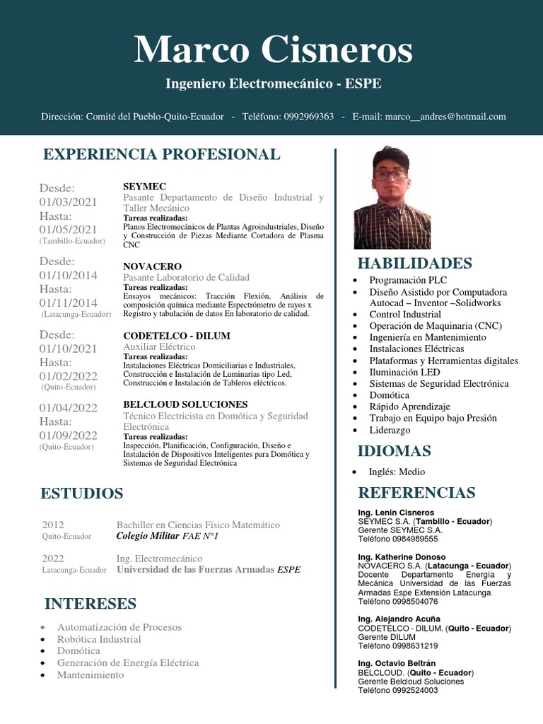 HDV Marco Andres Cisneros Vargas 3 - Compressed-Comprimido | PDF | Electrónica | Ingenieria ...