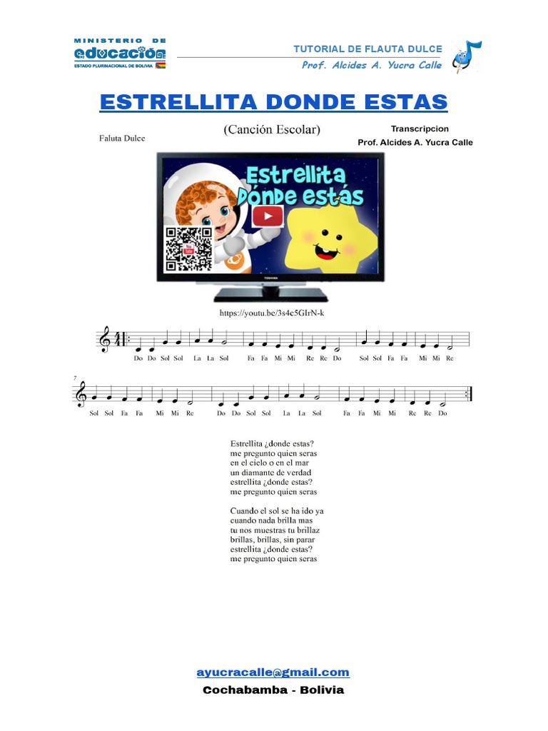 Estrellita Donde Estas | PDF
