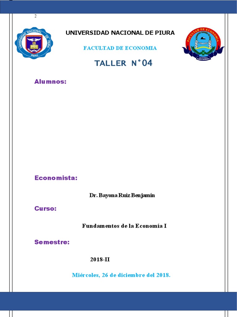 Taller 4-Fundamentos | PDF | Mercado (economía) | Costo marginal