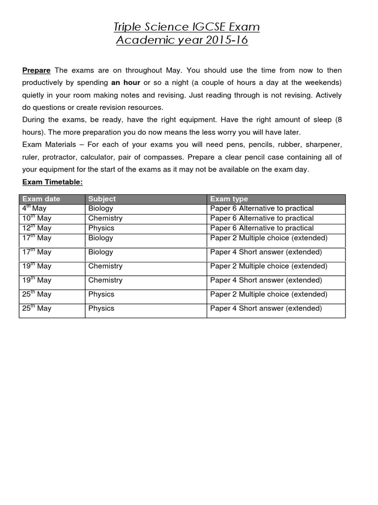 Triple Science Pack 2016 | PDF | Petroleum | Metals