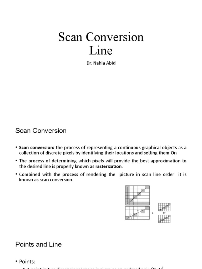 Scan Conversion - Line | PDF | Algorithms | Applied Mathematics